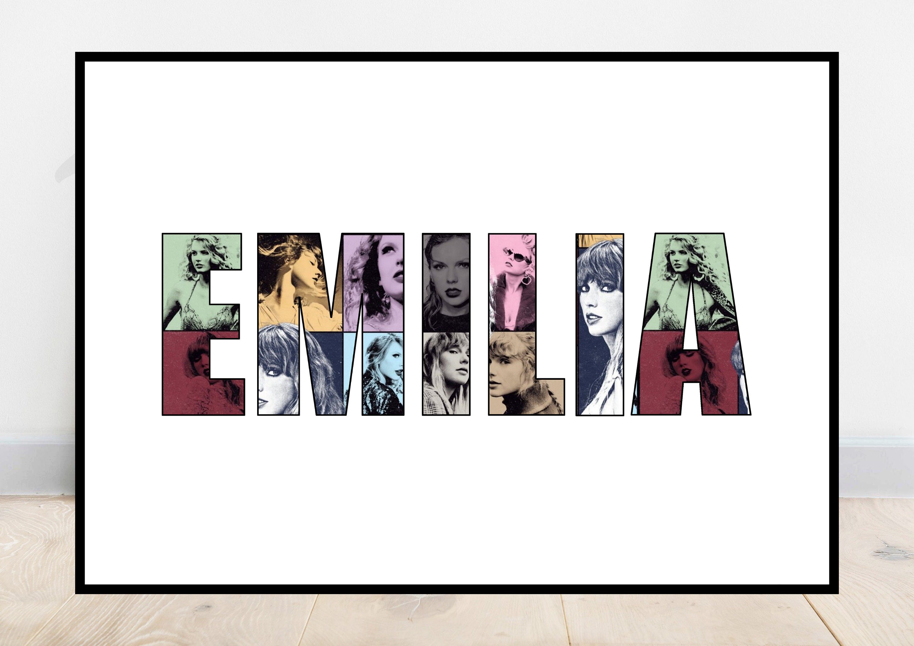 Taylor Swift Personalised Swiftie Print Swiftie Poster Birthday Present ...