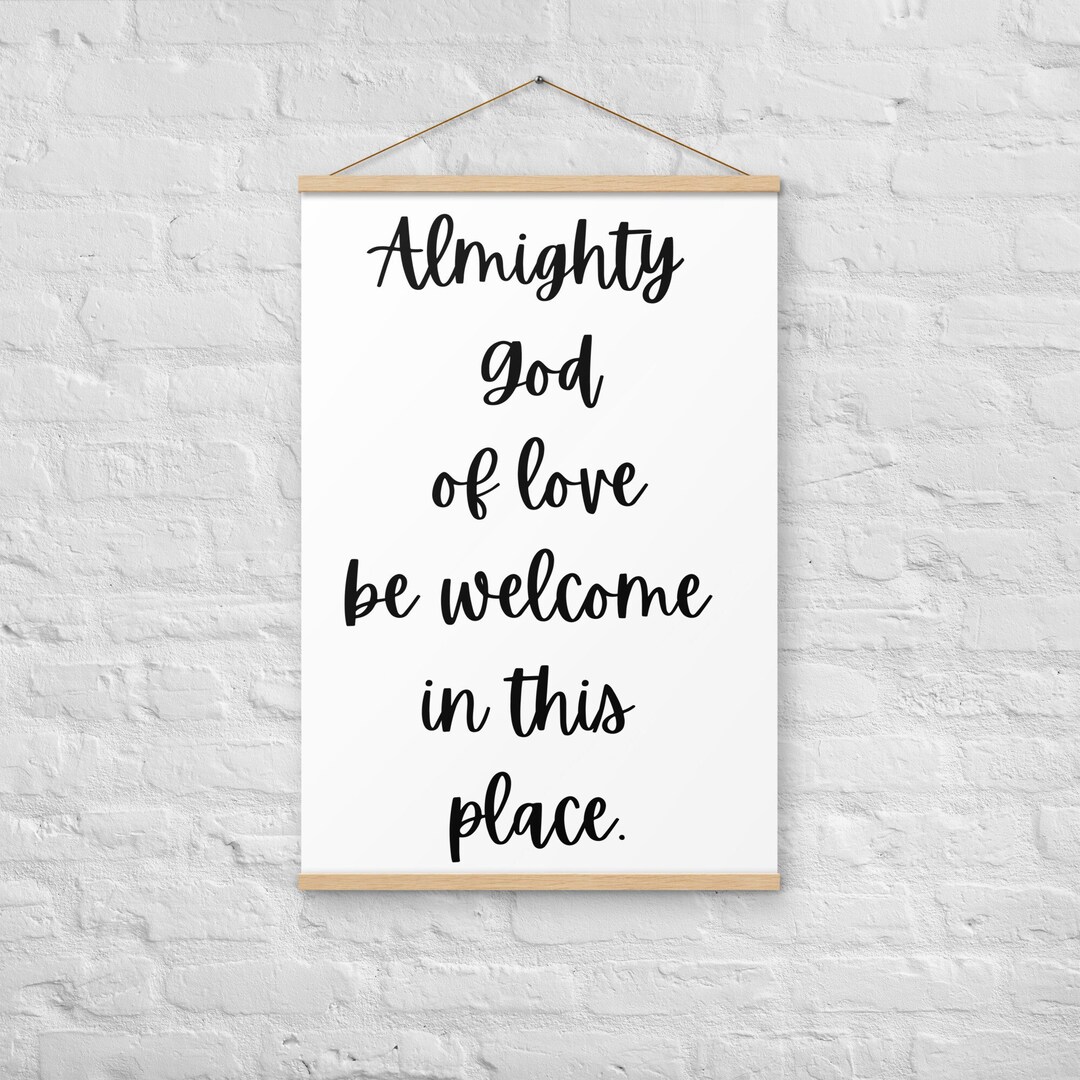 Christian Wall Art | Large Poster | Gift for Her | Christian Decor - Etsy