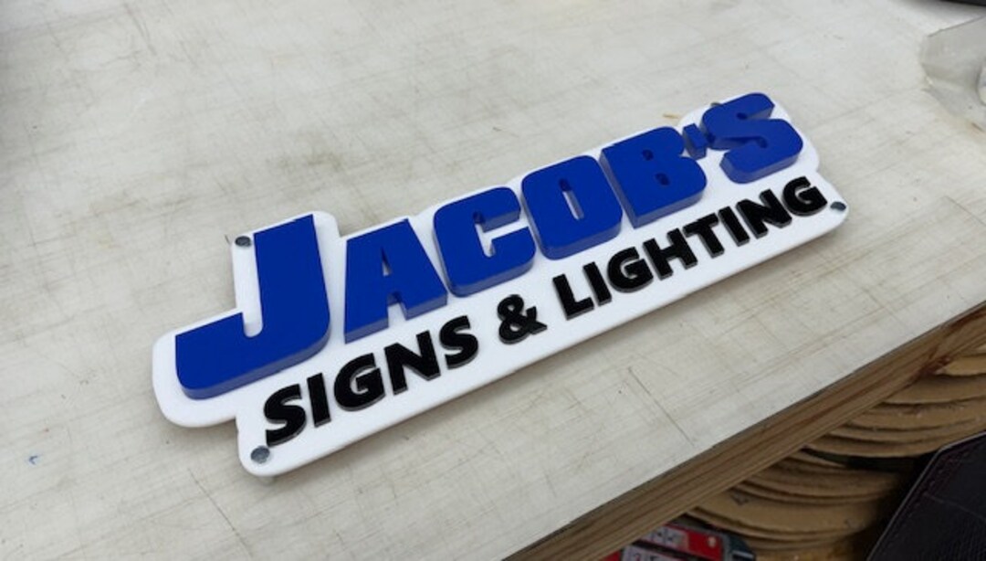 3D Custom Sign | Acrylic Sign | Logo Sign | Business Sign | Salon Sign ...