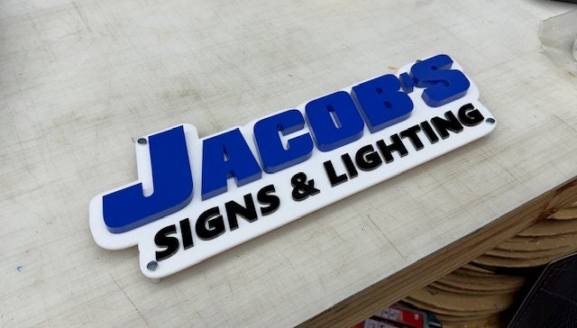 3D Custom Sign | Acrylic Sign | Logo Sign | Business Sign | Salon Sign ...