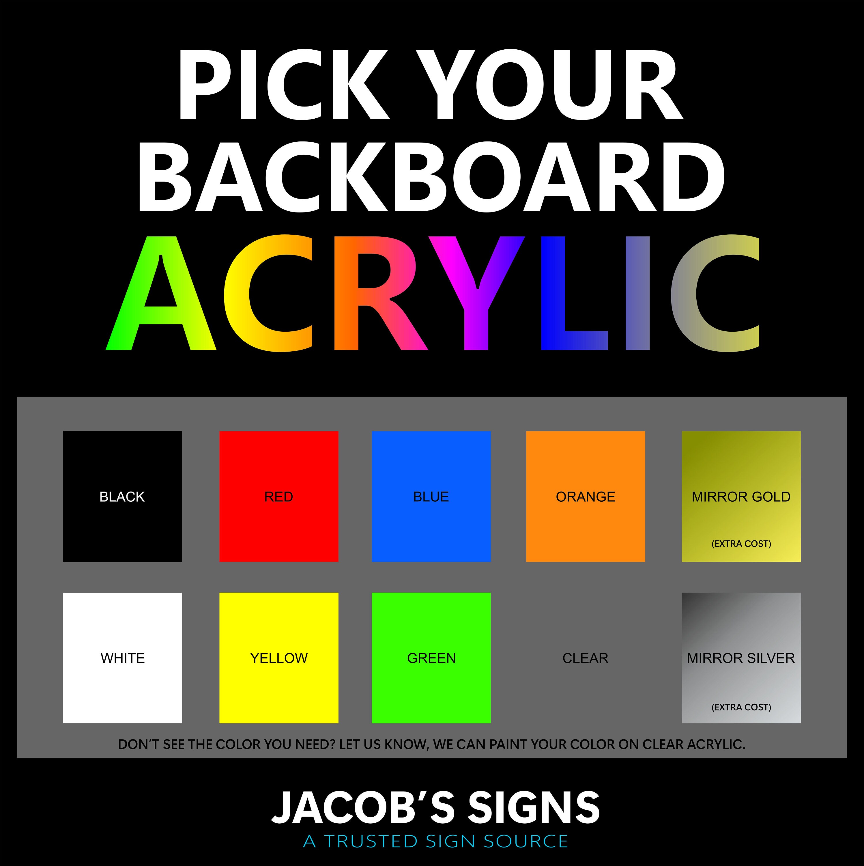 Rectangle Custom Acrylic Sign With 3D Effect | Lobby Sign | Rectangle ...