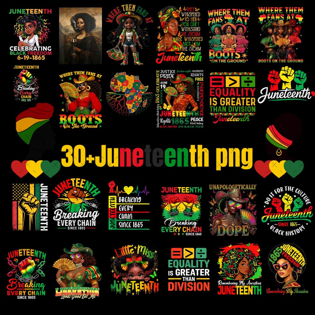 30+ Juneteenth PNG Bundle, Juneteenth Png Bundle, Black King Nutrition ...
