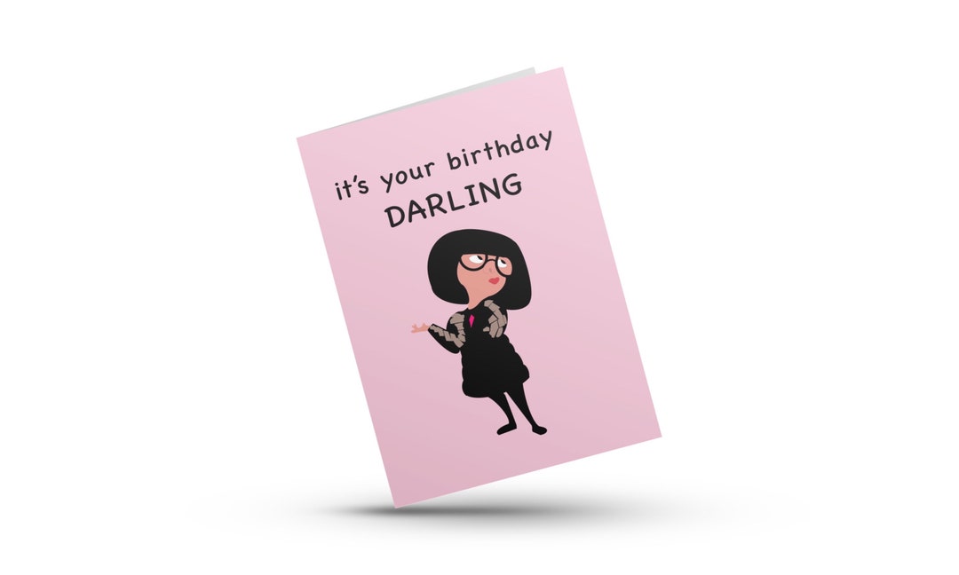 A5 the Incredibles Edna Mode Birthday Card - Etsy UK