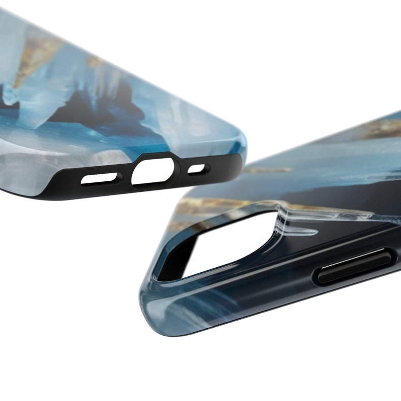 Icy, Gold Ice, Frosty, Magical, Cold Cover, Tough Phone Case - Etsy