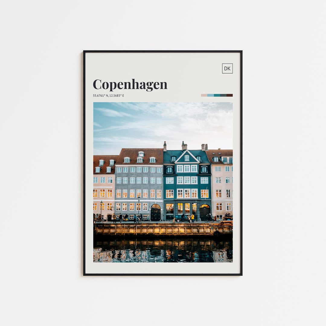 Copenhagen Poster Digital Download Copenhagen Poster Copenhagen Print ...