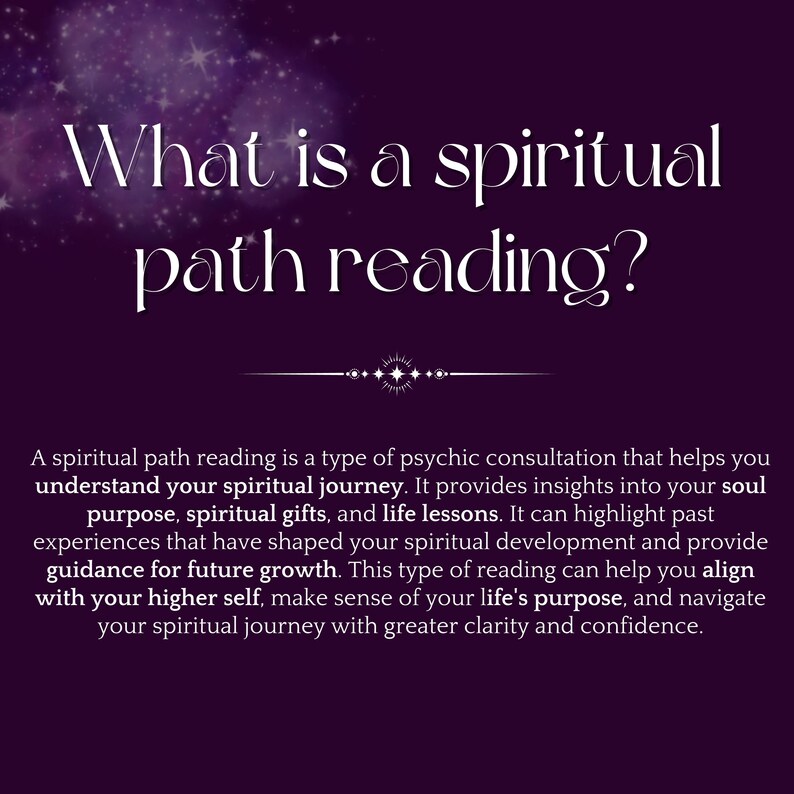 Spiritual Path Reading: Understand Your Spiritual Journey, Soul Purpose ...