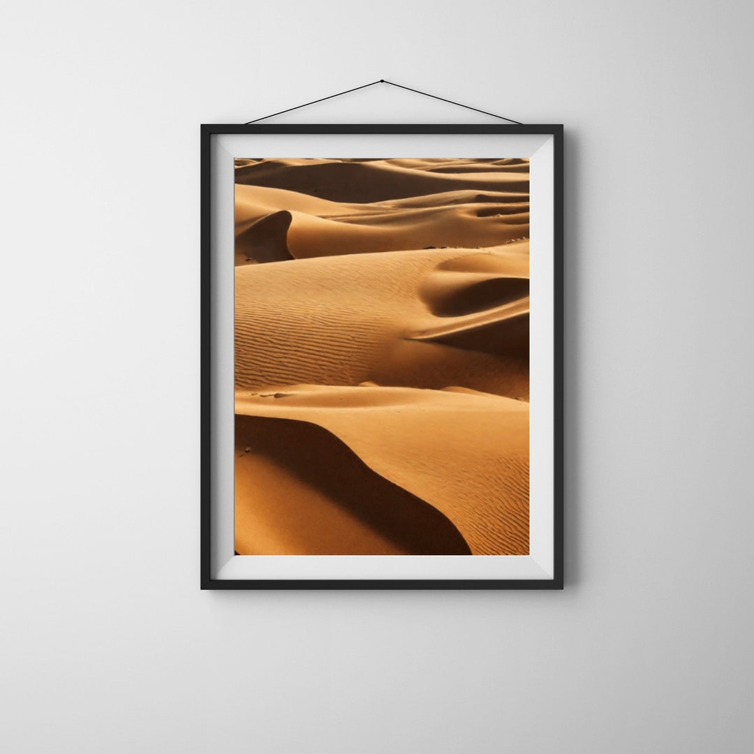 Calm Desert Dunes Printable. Cheap Desert Wall Art. Cheap - Etsy