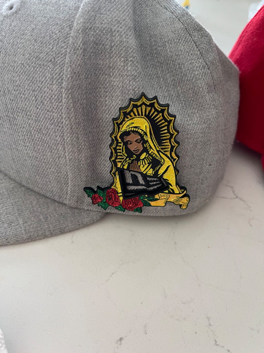 Virgin Mary Hat Pin - Etsy