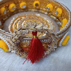 Indian/pakistani/punjabi Wedding, Haldi Ceremony, Haldi/pithi Thali ...