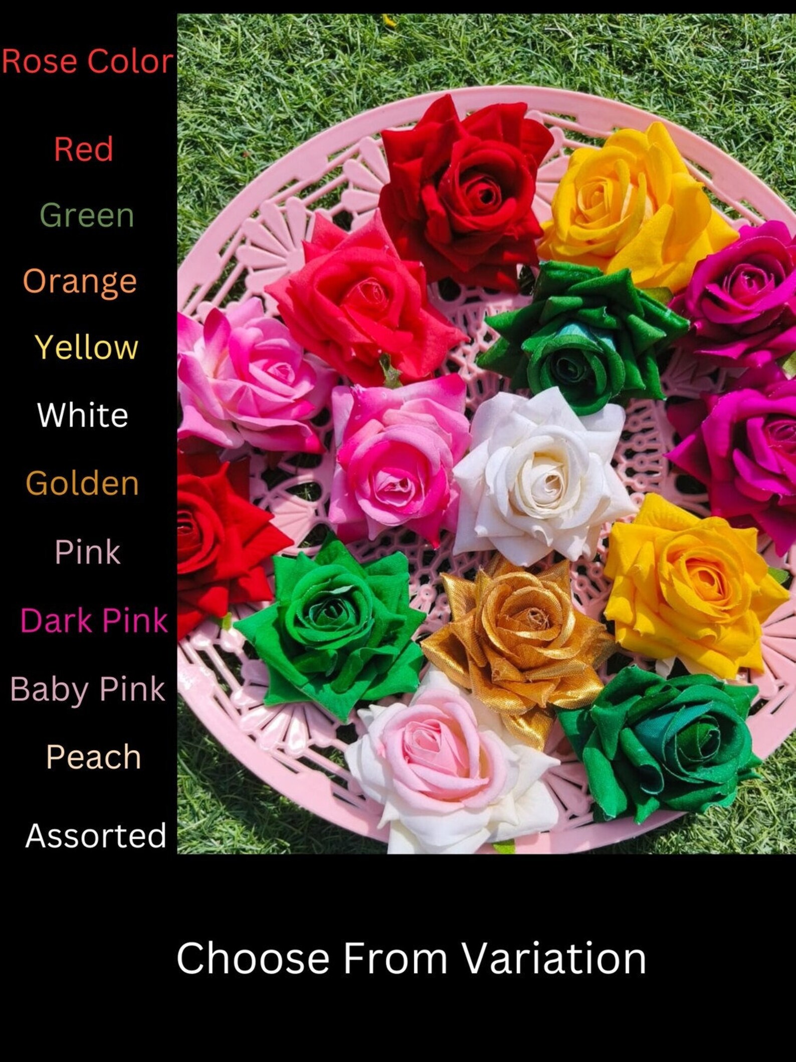 Indian Wedding Décor 6 Feet Rose Artificial Blossom Garland, Floral ...