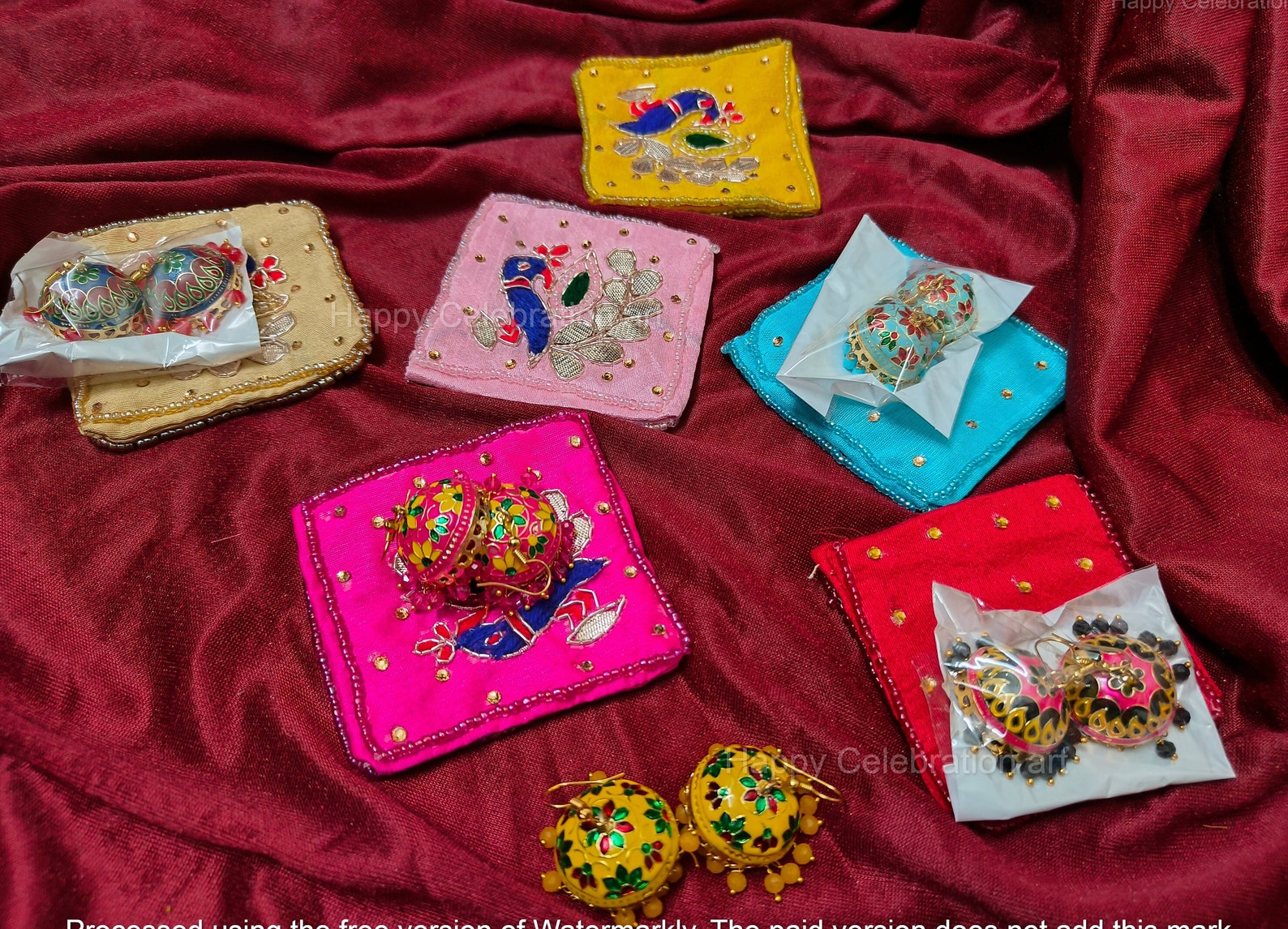 Rakhi Special Gift Combo, Haldi Mehendi Gift Combo. Bhaji Gift, Pouch ...