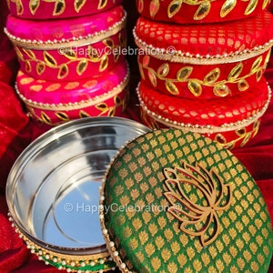 Traditional Indian Wedding Favors- Steel Ladoo Boxes, Lohri , Makar ...