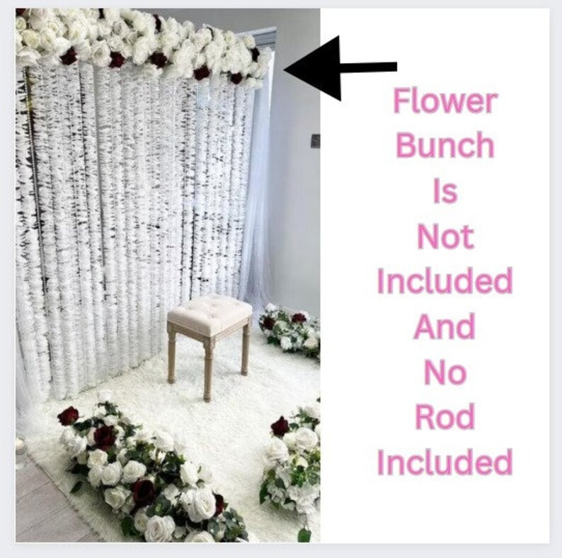 Nikah Pardah Elegant Floral Hangings and Jasmine Strings for Islamic ...