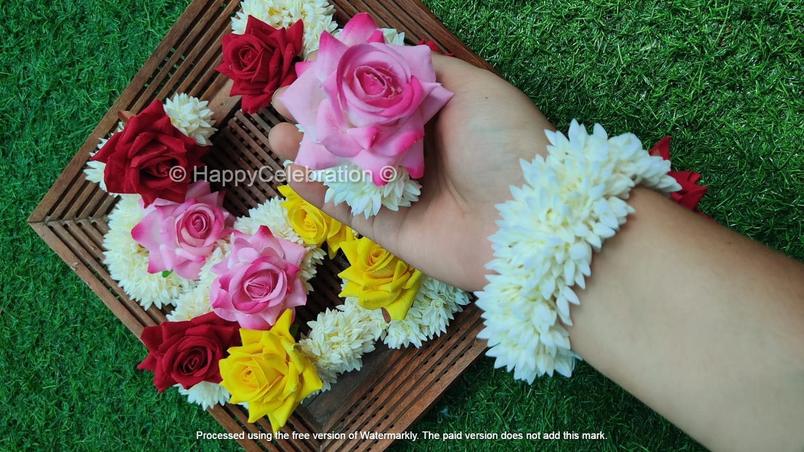 Rose Jasmine Wedding Gajra Hair Accessorieshand Gajra - Etsy