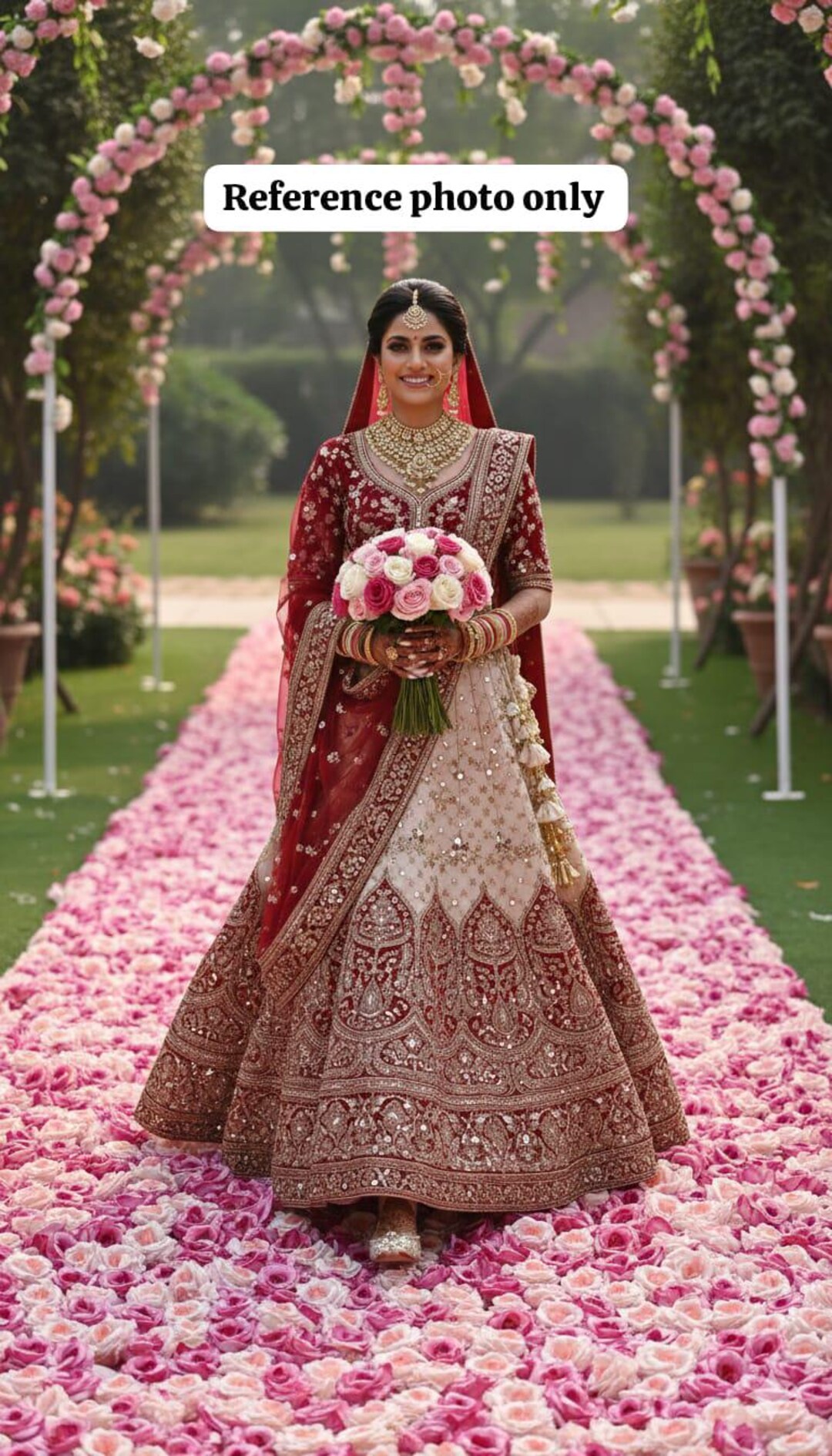 Royal Indian Wedding Bridal Pathway, Bridal Photograph Floor Mats ...