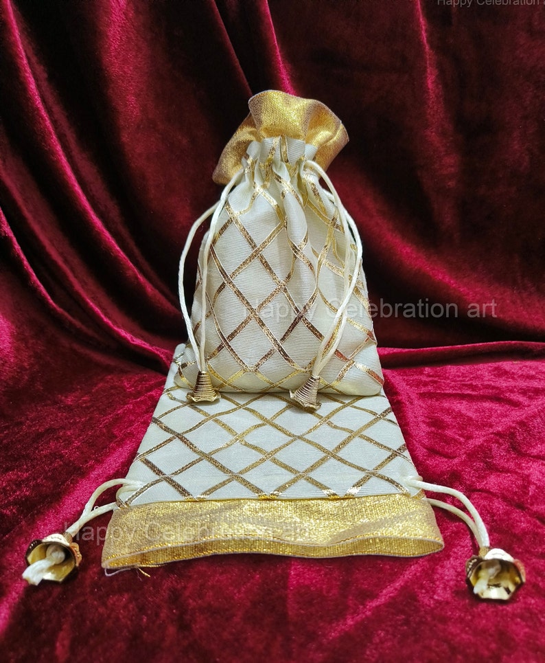 Rajasthani Potli Bags Full Gotta Design- Wedding, Mehendi, Haldi, Party ...