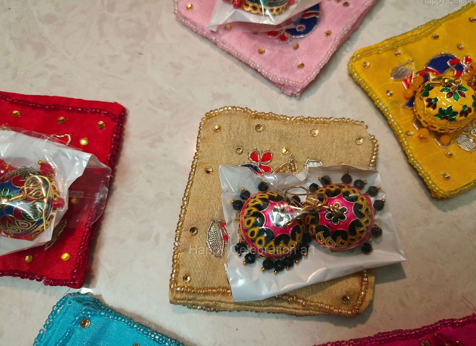 Rakhi Special Gift Combo, Haldi Mehendi Gift Combo. Bhaji Gift, Pouch ...