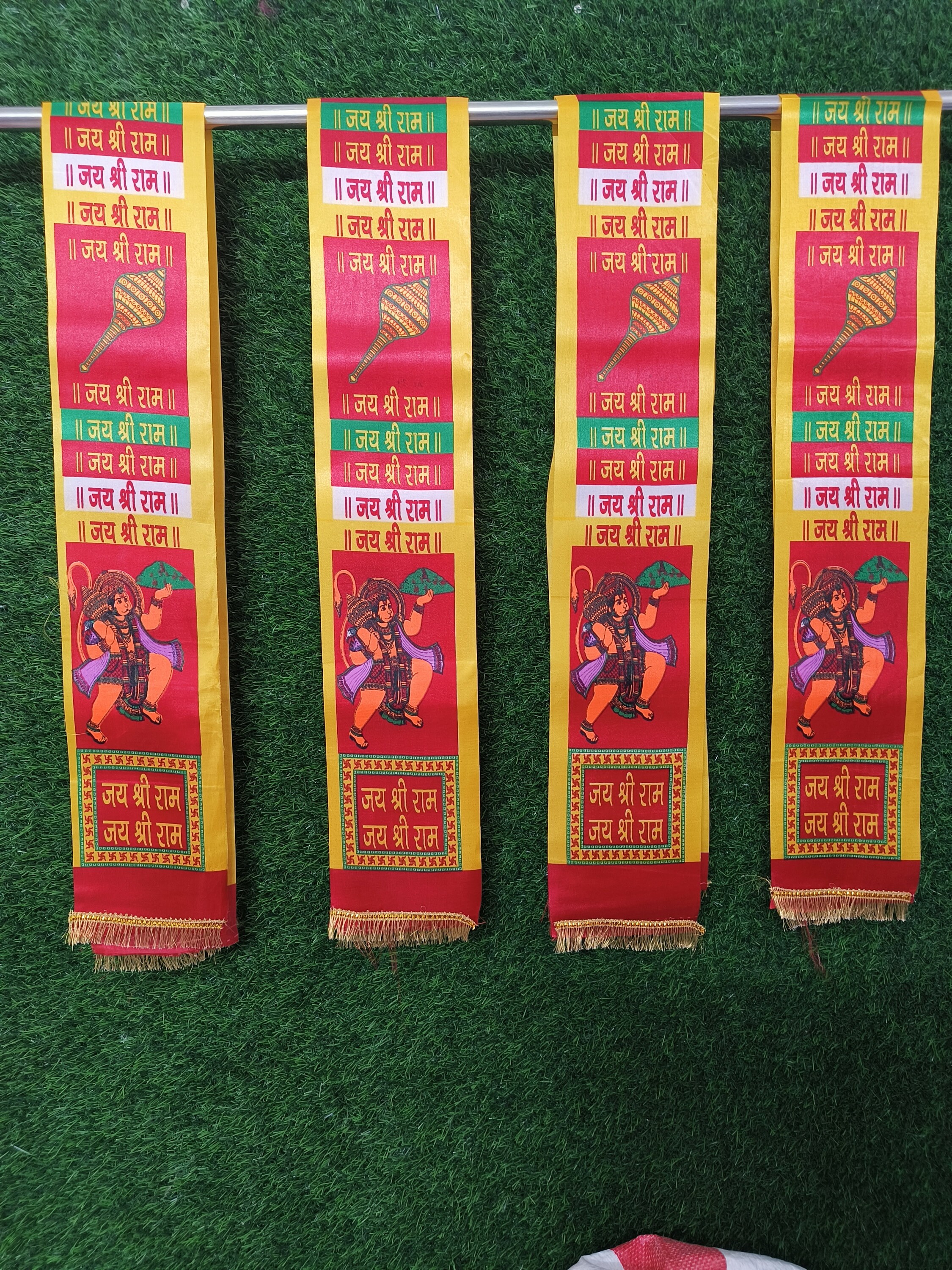 Hanumanji Silk Scarf|sacred Pandit Dupatta for Divine Meditation ...