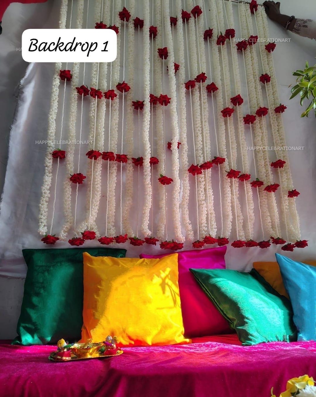 4 Backdrop Idea for Your Wedding and Special Occasion Jaggo/ Haldi ...