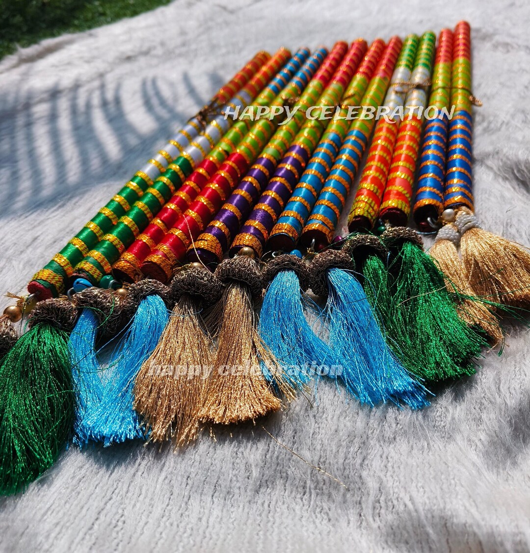 Dazzling Dandiya: Handcrafted Stick Pairs for Garba, Navratri, and ...