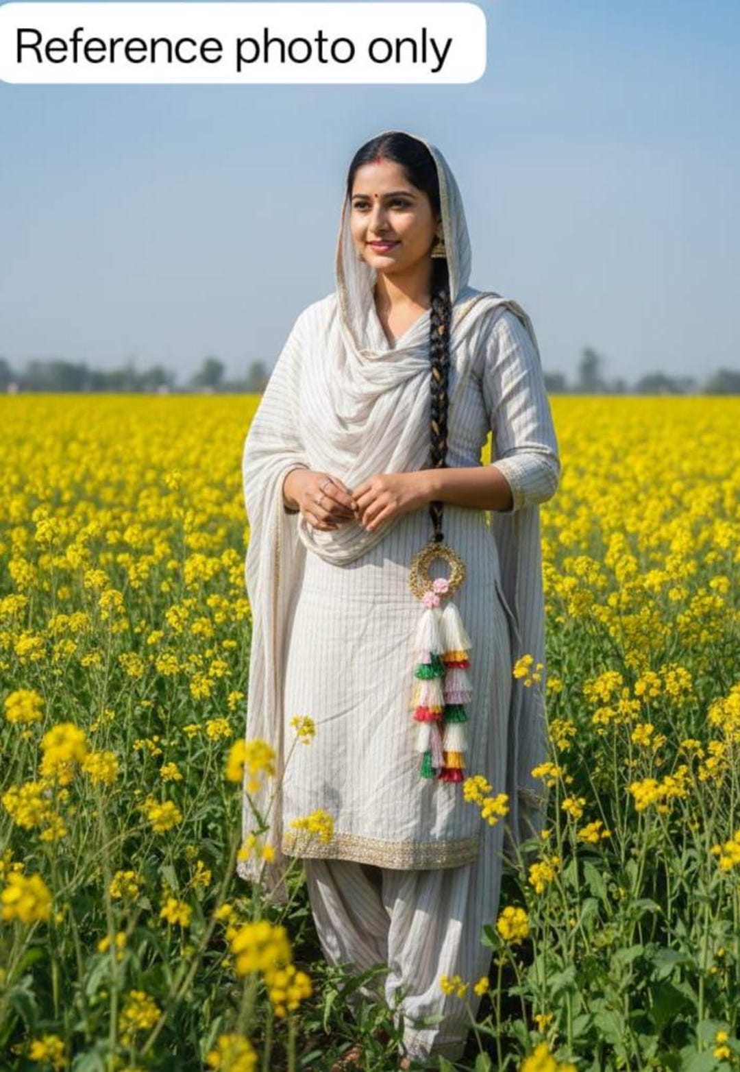 Assorted Punjabi Paranda Hair Accessories – Traditional Choti Braid ...