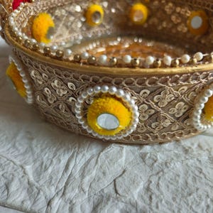 Indian/pakistani/punjabi Wedding, Haldi Ceremony, Haldi/pithi Thali ...