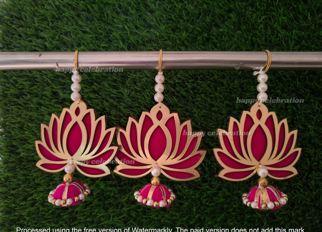 MDF Lotus Wall Hanging for Wedding Decoration,floral Hanging for Temple ...