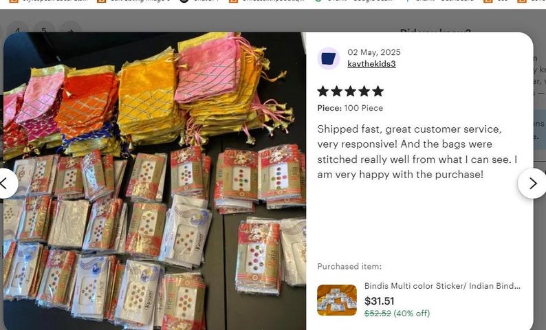 Celebration Combo Pack Potlis + Bindis – Perfect for Gifting Karva ...