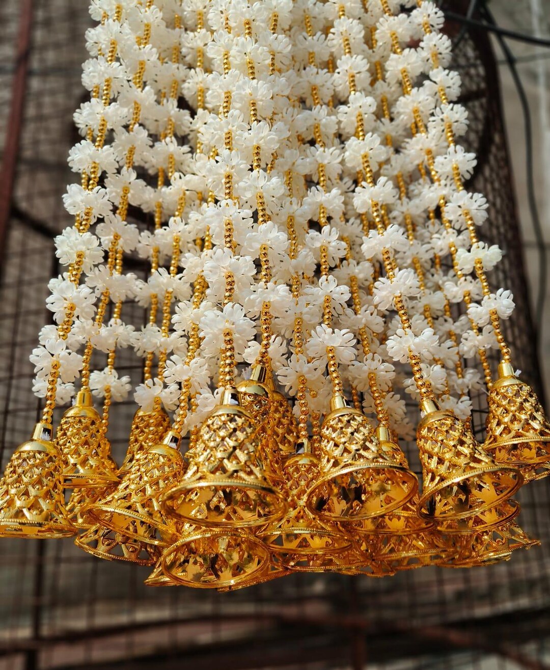 Chameli Flower Garlands for Indian Theme Decoration,mogra( Jasmine ...
