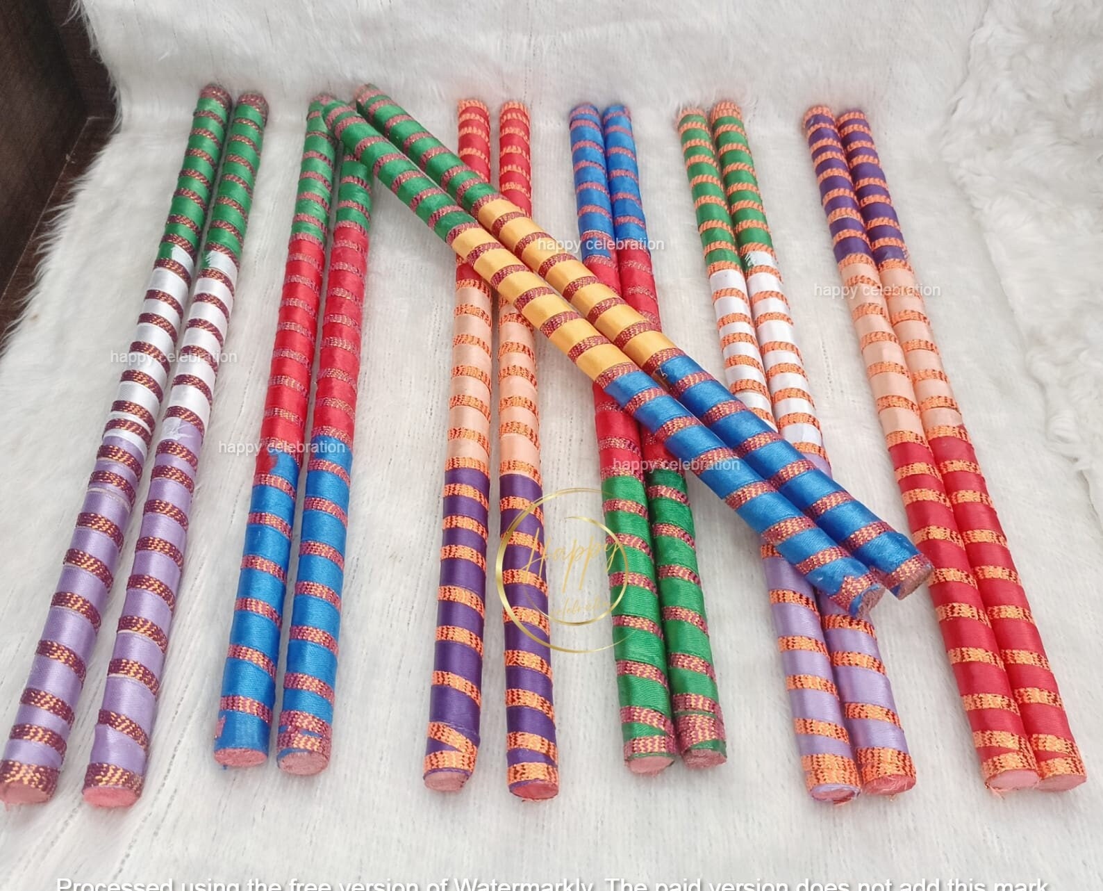 Authentic Indian Dandiya Sticks: Perfect for Garba Navaratri ...