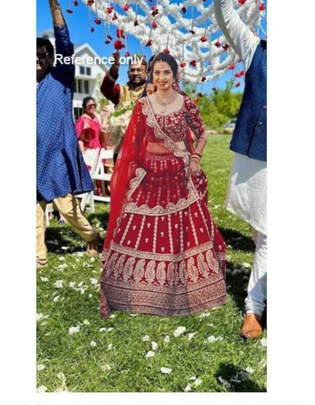 Indian Bridal Entry: Phoolon Ki Chadar, Kaleera Chaddar, and Floral ...