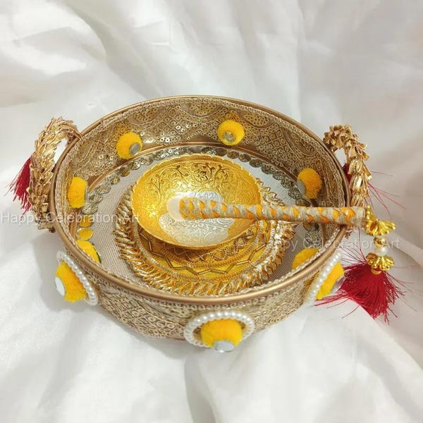 Haldi Bowl Decor - Etsy
