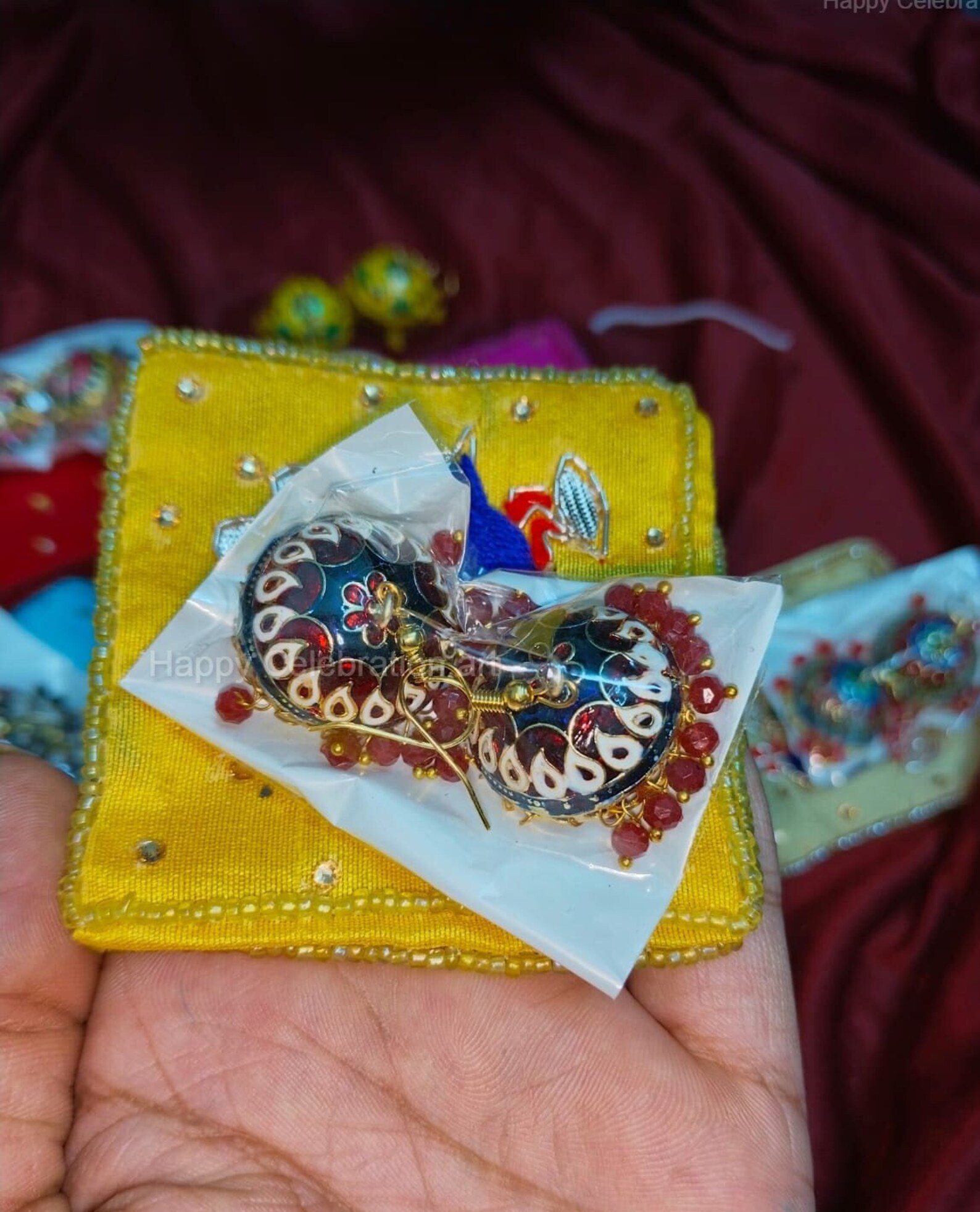 Rakhi Special Gift Combo, Haldi Mehendi Gift Combo. Bhaji Gift, Pouch ...
