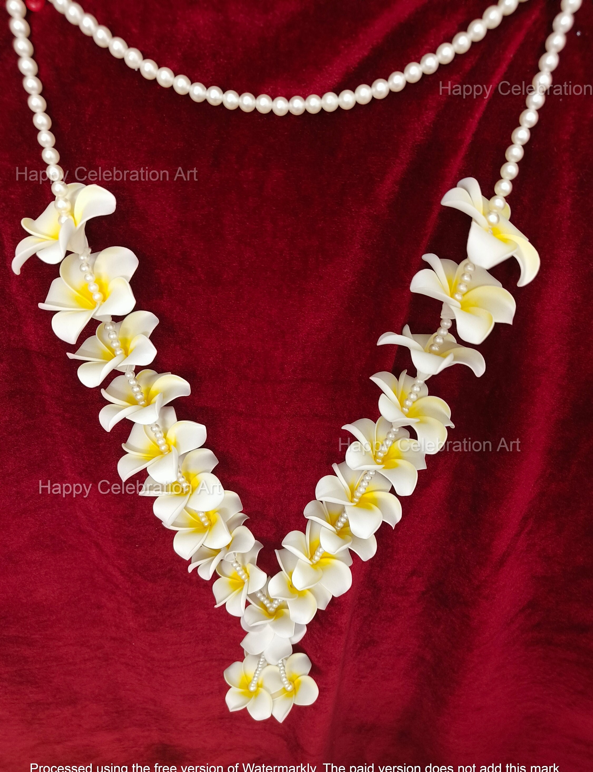 Plumeria Flower Wedding Garland,welcome Haar,bride and Groom Hindu ...