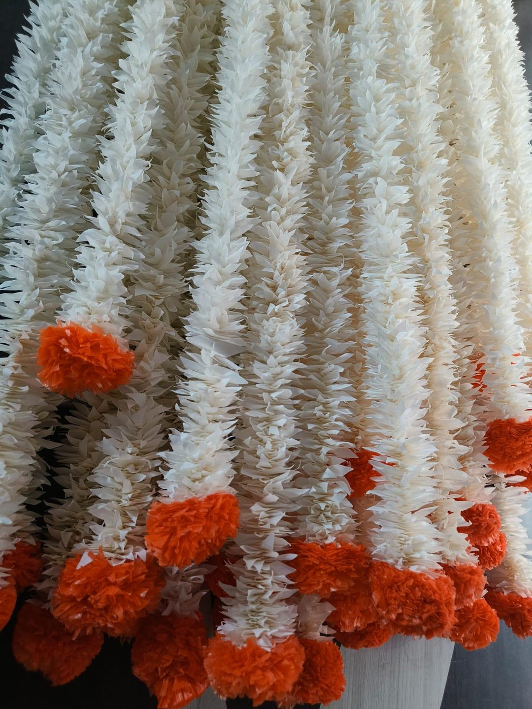 Artificial Jasmine Marigold Flower String for Ceiling Decoration ...