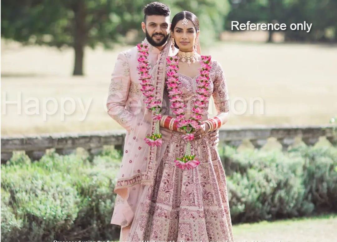 Rose Varmala Pair for Bride & Groom Rituals,varmala Design Pair Jaimala ...