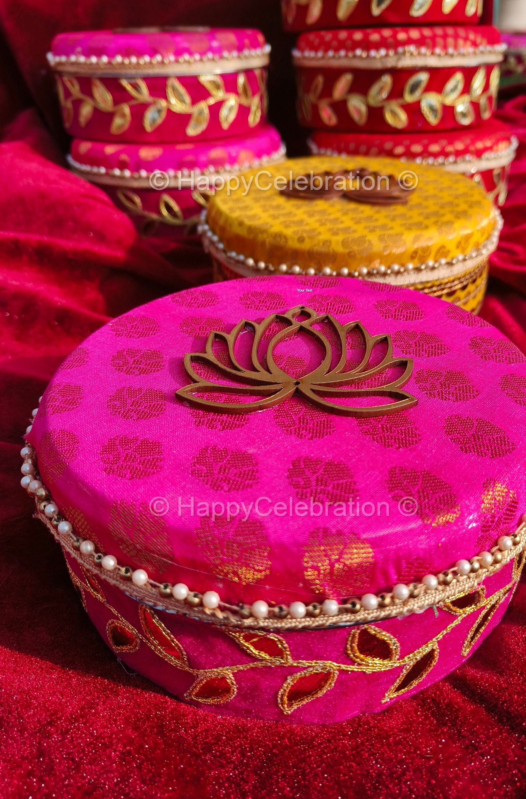 Traditional Indian Wedding Favors Steel Ladoo Boxes, Lohri , Makar ...
