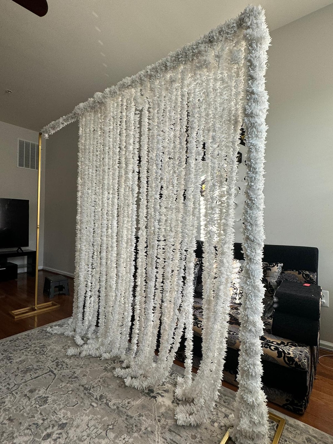 Nikah Pardah Partition Floral Hangings With Jasmine String for Islamic ...