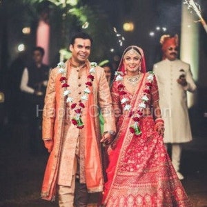 Varmala Pair for Bride and Groom,varmala Design Pair Jaimala Garland ...