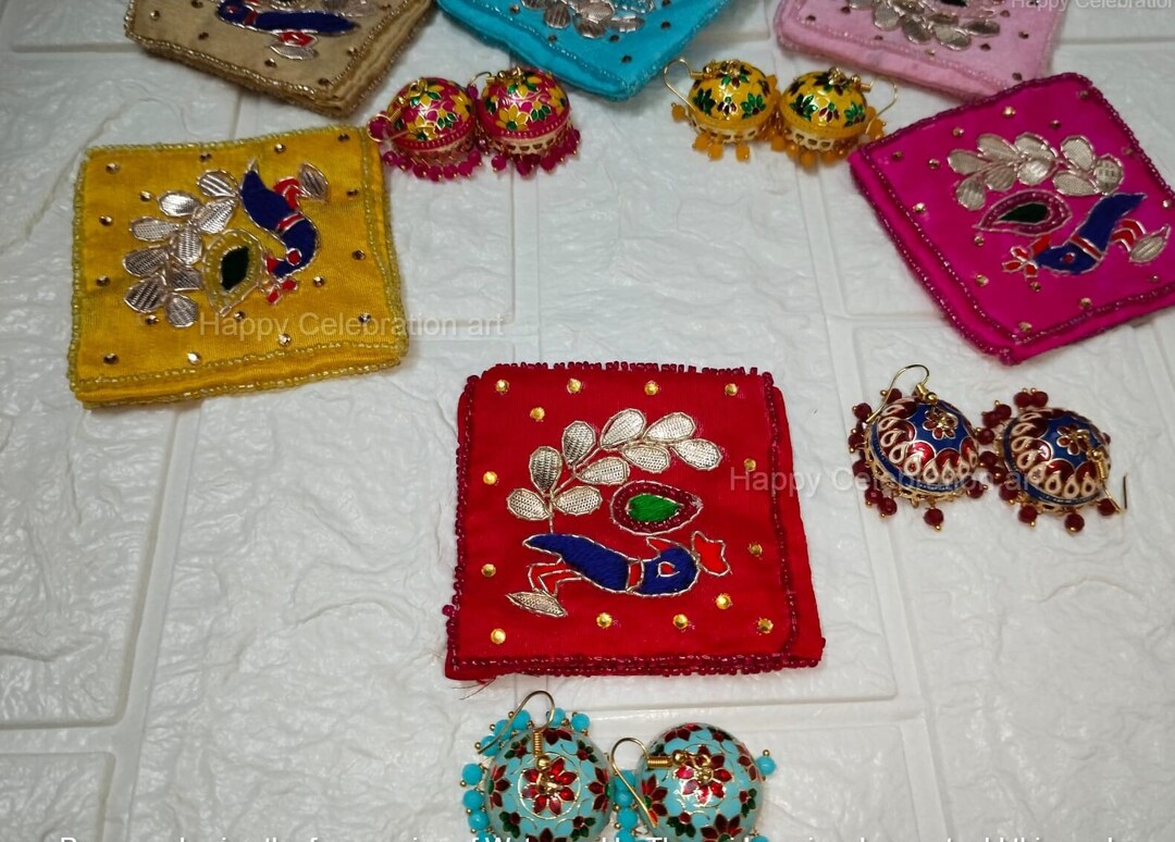 Rakhi Special Gift Combo, Haldi Mehendi Gift Combo. Bhaji Gift, Pouch ...