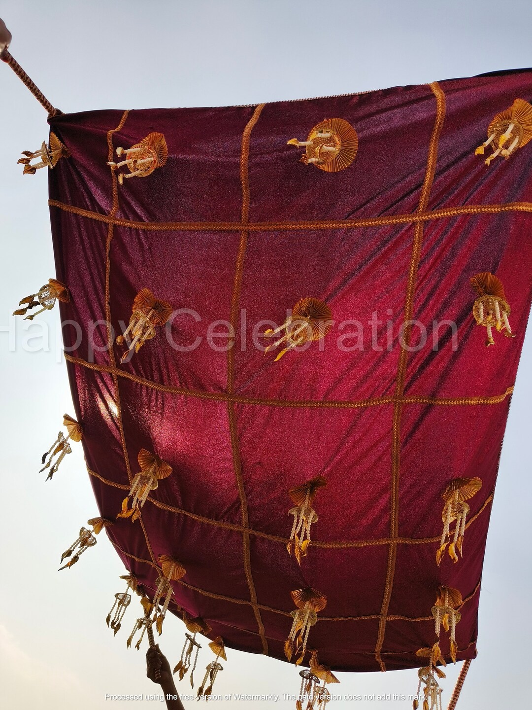 Velvet Kaleera Chaadar for Punjabi Wedding,bridal Entry Phoolo Ki ...