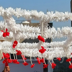 Indian Wedding Flower Canopy: Bridal Chadar & Elegant Décor, Phoolon Ki ...