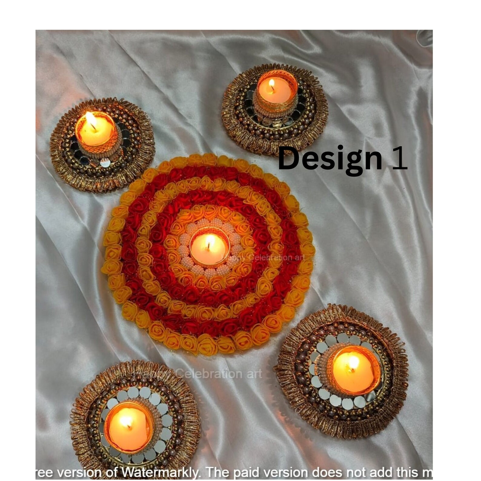 Karthigai Deepam Festival Rangoli Set,diy Rangoli Set Reusable ...
