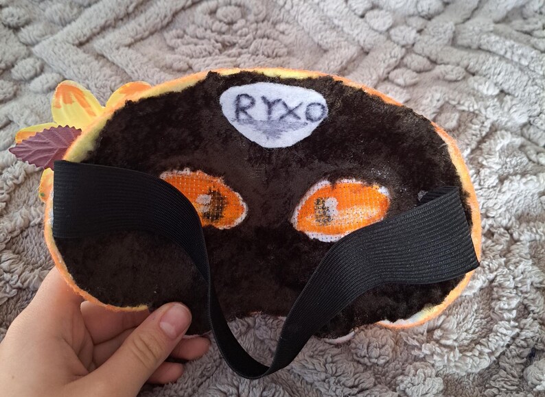 Sunset Themed Gecko Therian Mask - Etsy