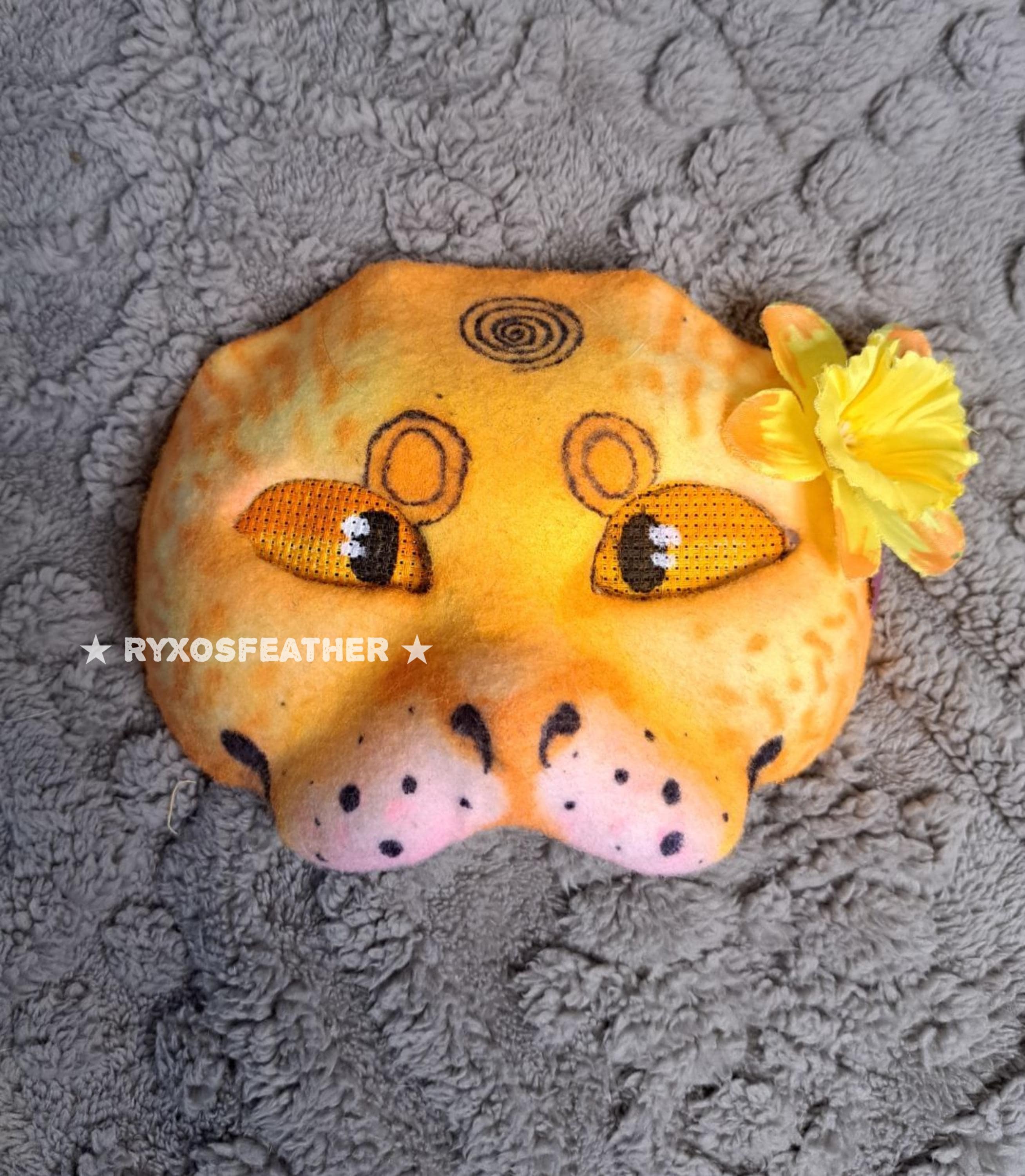 Sunset Themed Gecko Therian Mask - Etsy