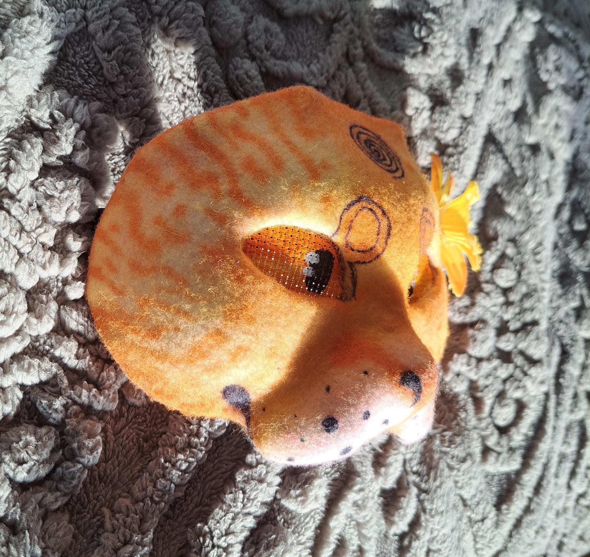 Sunset Themed Gecko Therian Mask - Etsy