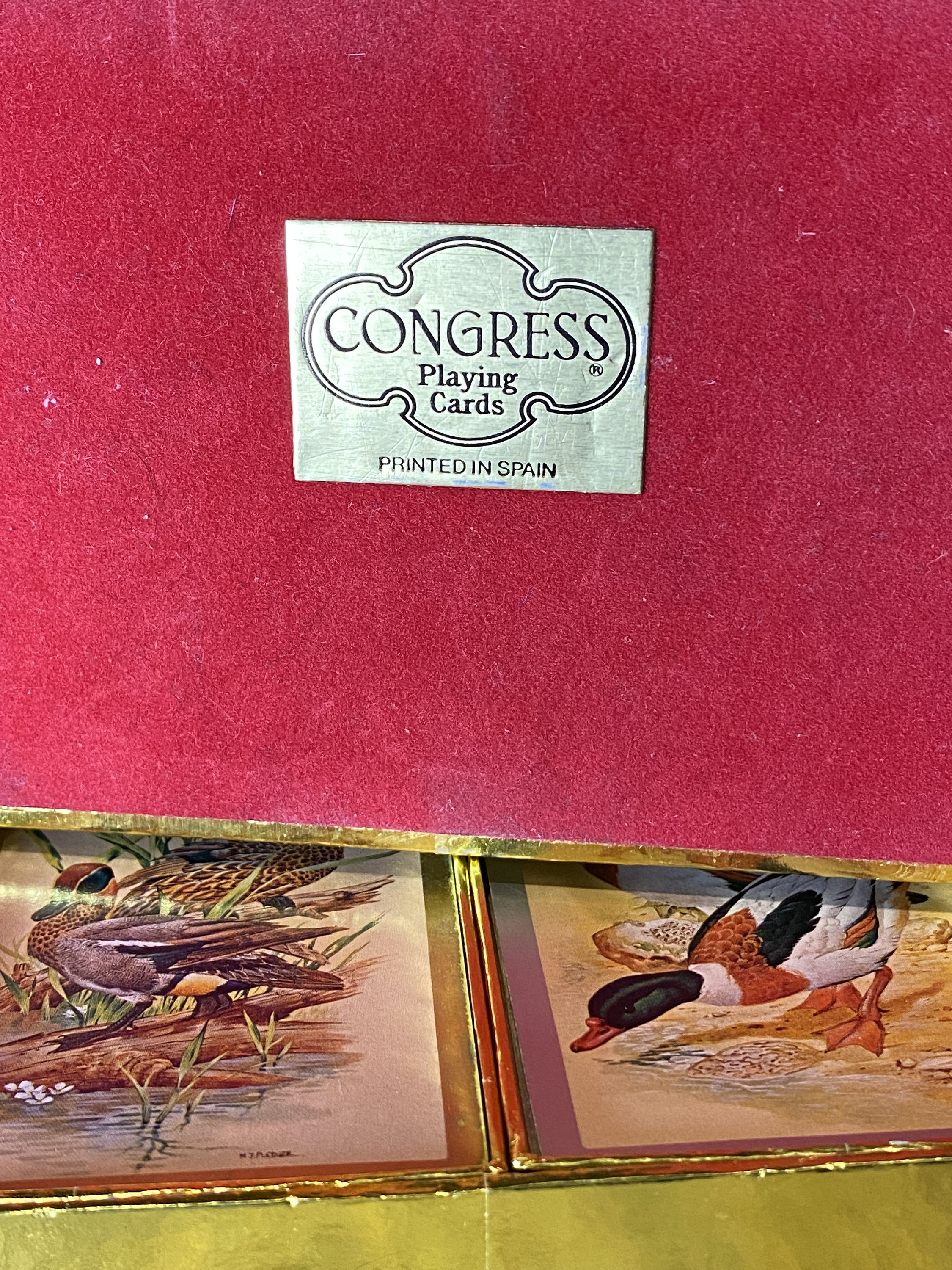 Vintage Congress Duck Playing Cards/ 2 Decks/ Mallards/ Printed in ...