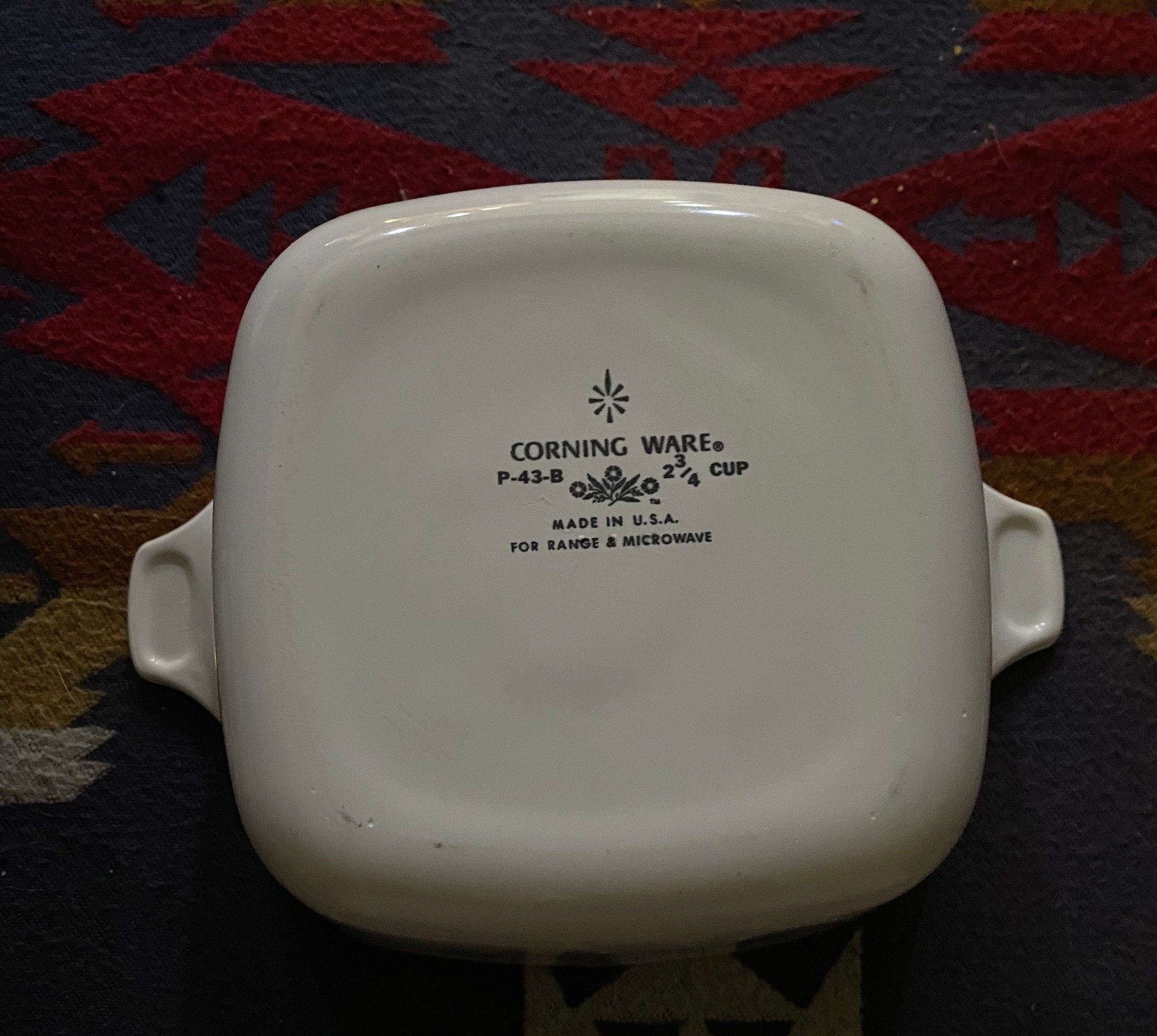 Vintage Corning Ware/ Blue and White/ Cornflower/ No Lid/ Made in USA ...