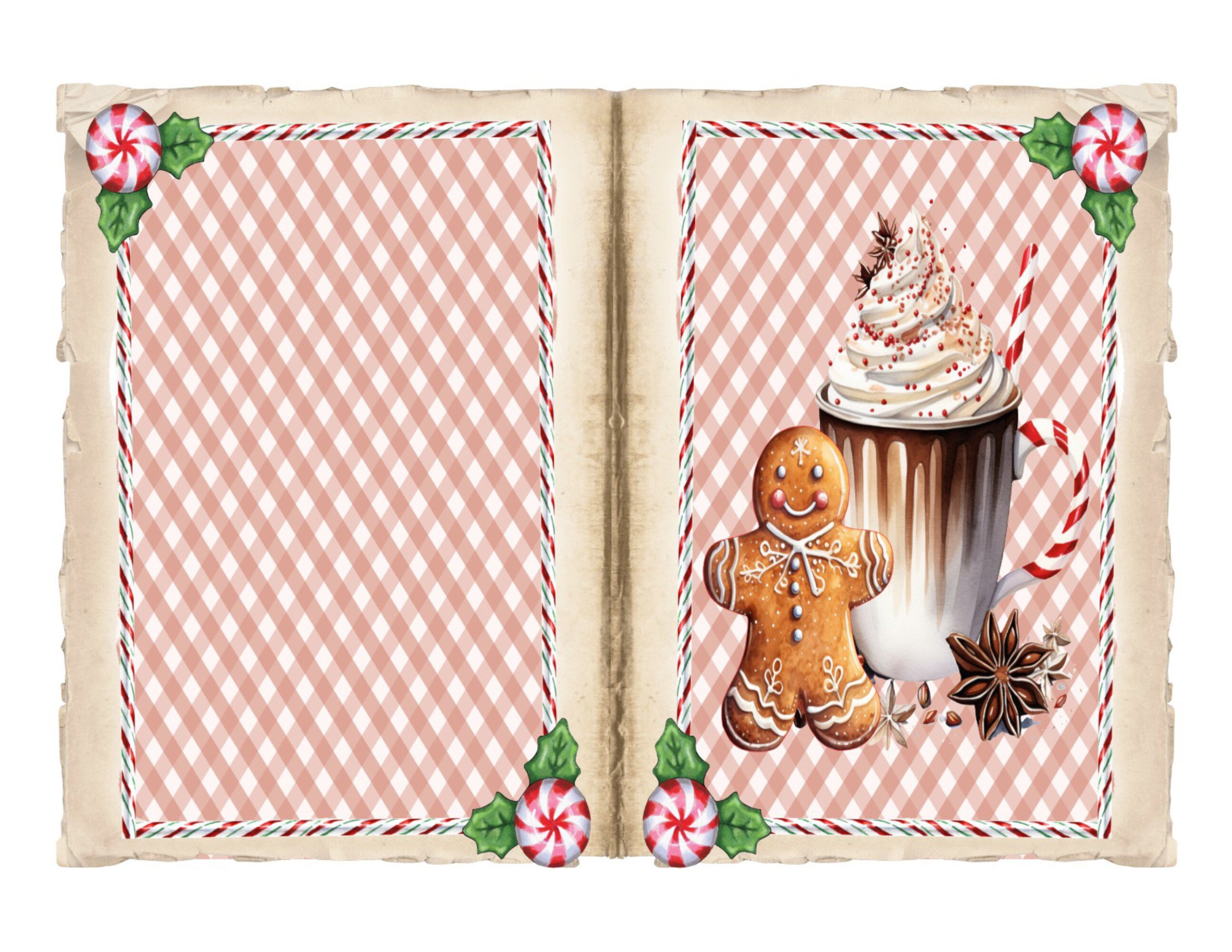 Gingerbread Printables - Etsy