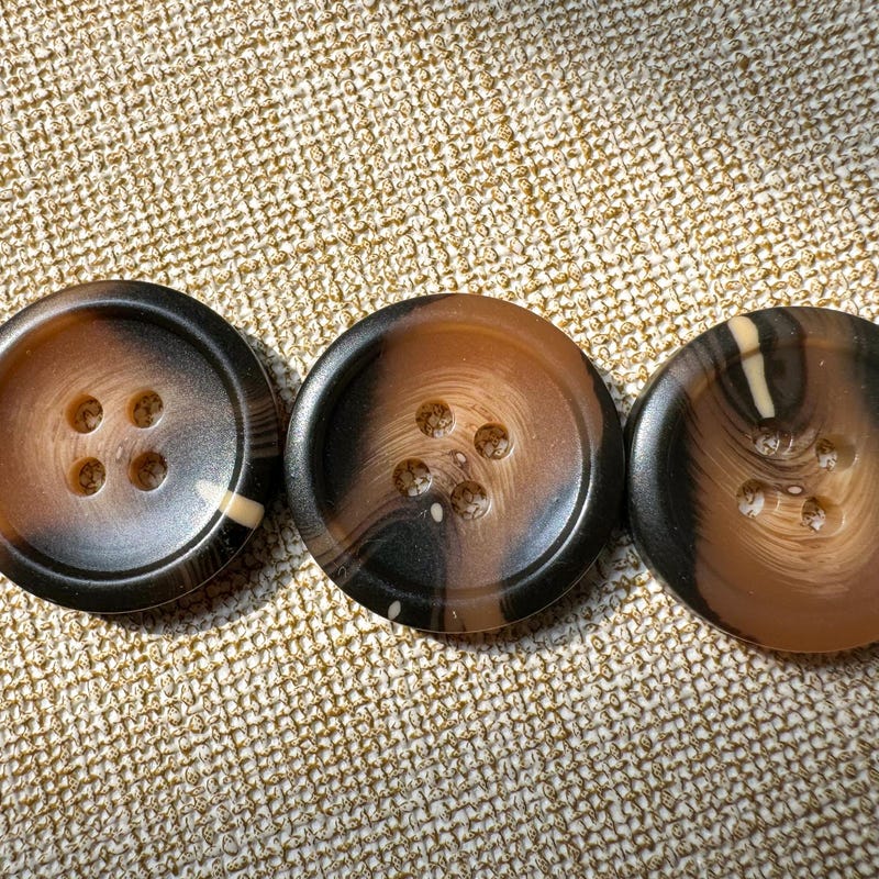 Brown Buttons - Etsy